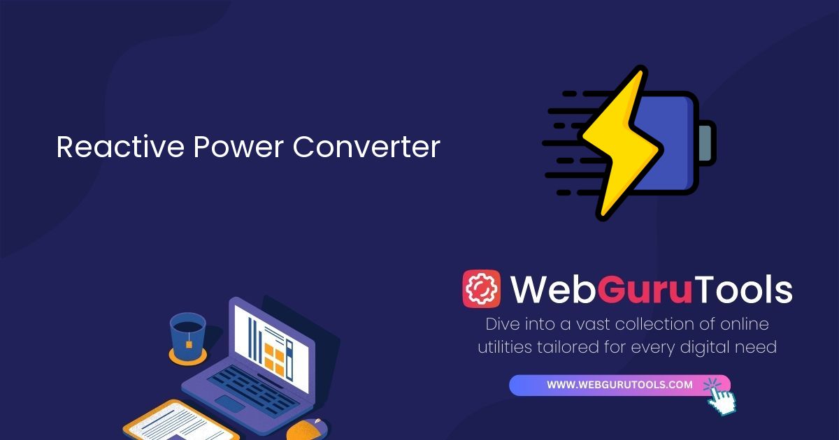 Reactive Power Converter Convert Between Var Mvar Kvar Mvar And Gvar